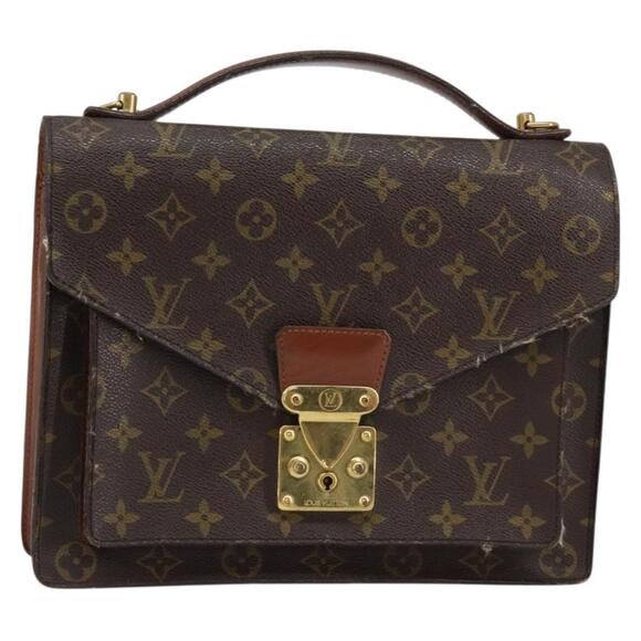 Louis Vuitton | Bags | Louis Vuitton Monogram Monceau 28 Hand Bag M5185 ...